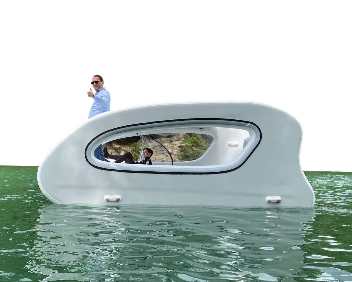 Electricat 450 - Inflatable Houseboat | M-Oceans